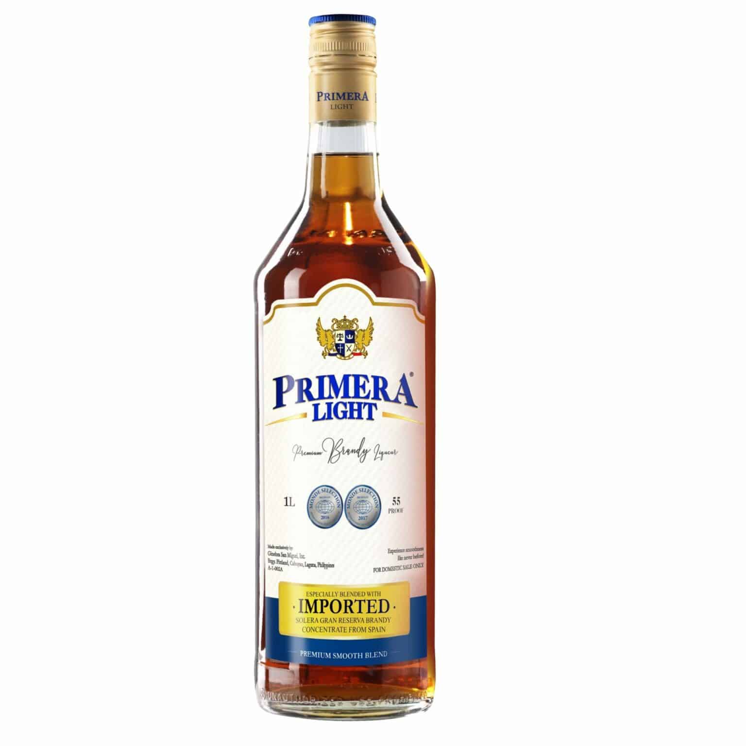 Primera Light Brandy 1L | Cebooze
